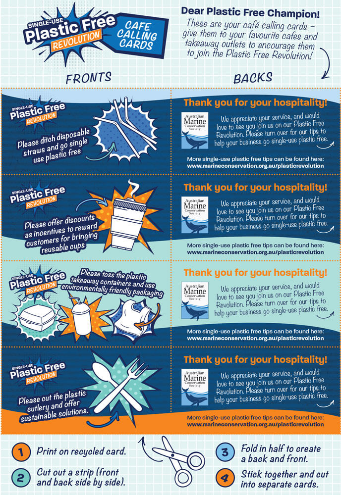Plastic Free Champion Action Pack - Australian Marine Conservation Society