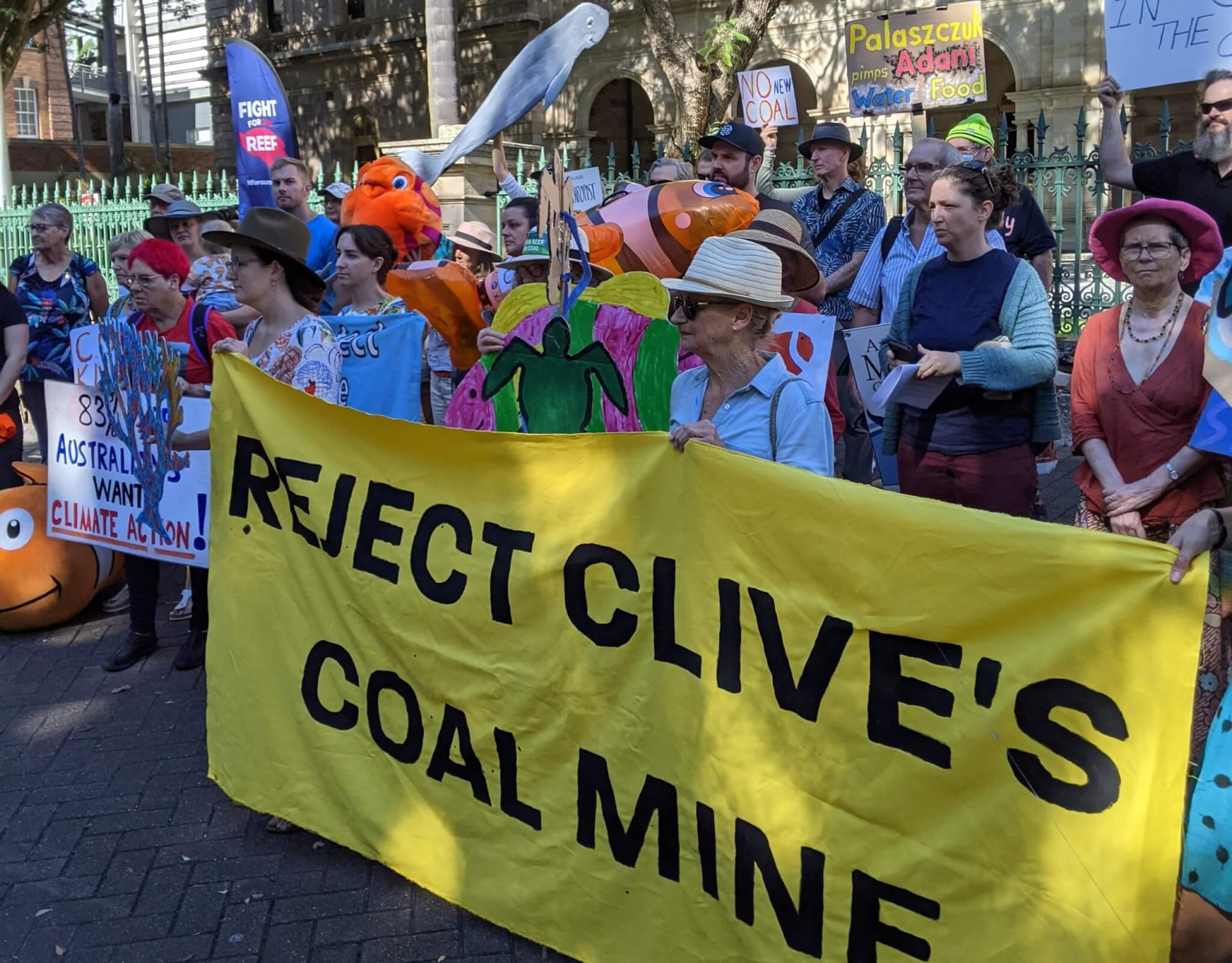 Protest calls on Queensland to reject Clive Palmer-owned coal mine just ...